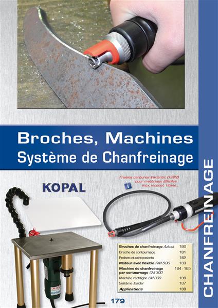 Catalogue Chanfreinage Machines