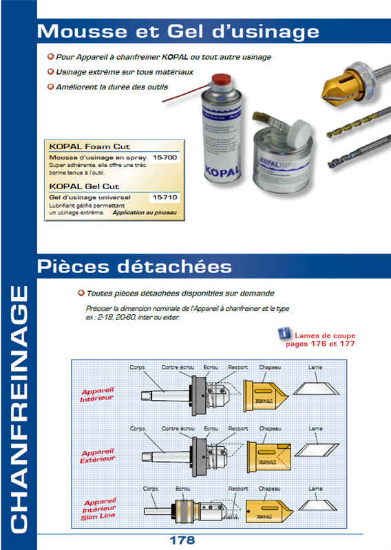 Lubrifiant et Mousse d’usinage pour prolonger la durée de vie des outils